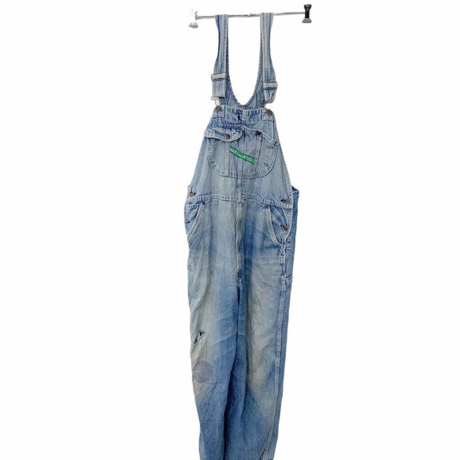 KEY デニムオーバーオール W40 キー ジッパーフライ ブルー 古着卸 アメリカ仕入 t2206-4513 : 古着屋DEN ヤフーショッピング店 - 通販 - Yahoo!ショッピング