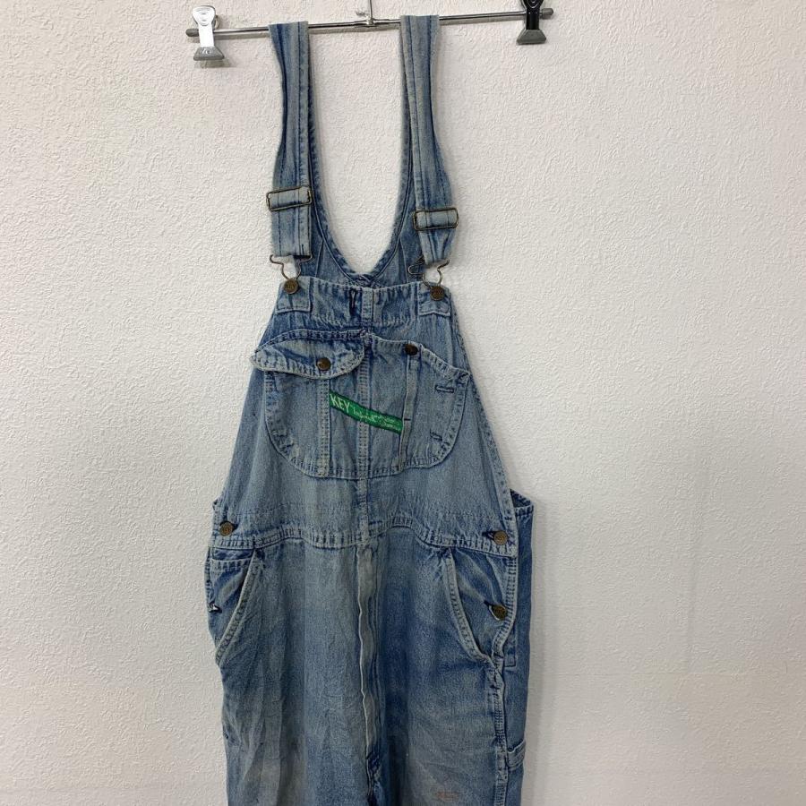 KEY デニムオーバーオール W40 キー ジッパーフライ ブルー 古着卸 アメリカ仕入 t2206-4513 : 古着屋DEN ヤフーショッピング店 - 通販 - Yahoo!ショッピング