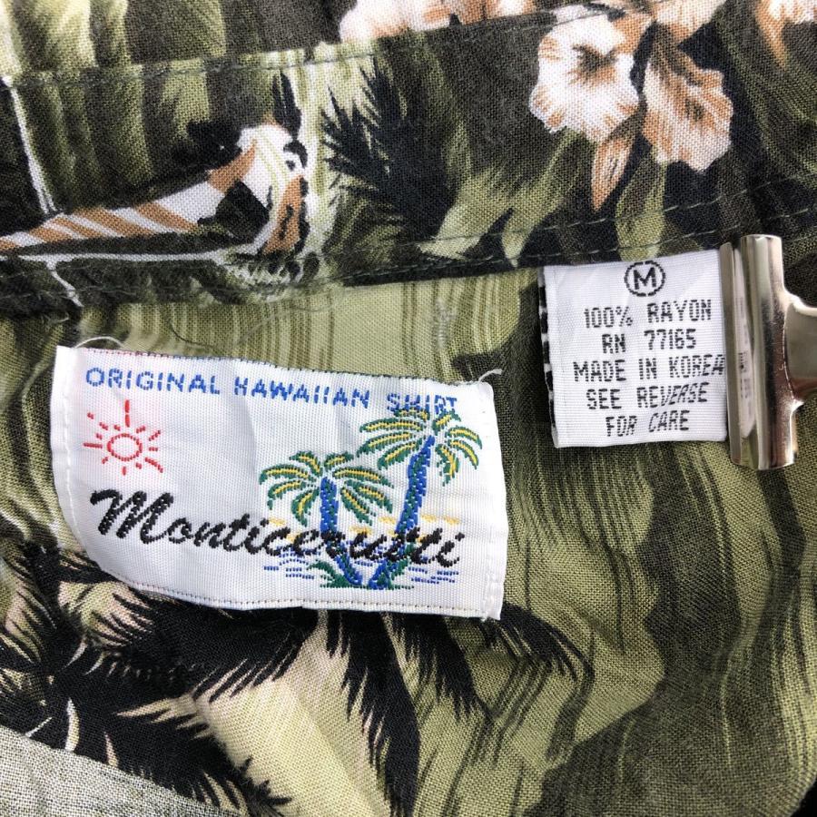 Monticerutti アロハシャツ Mサイズ 総柄 ハワイアンシャツ グリーン 古着卸 アメリカ仕入 t2206-4555 : 古着屋DEN ヤフーショッピング店 - 通販 - Yahoo ...