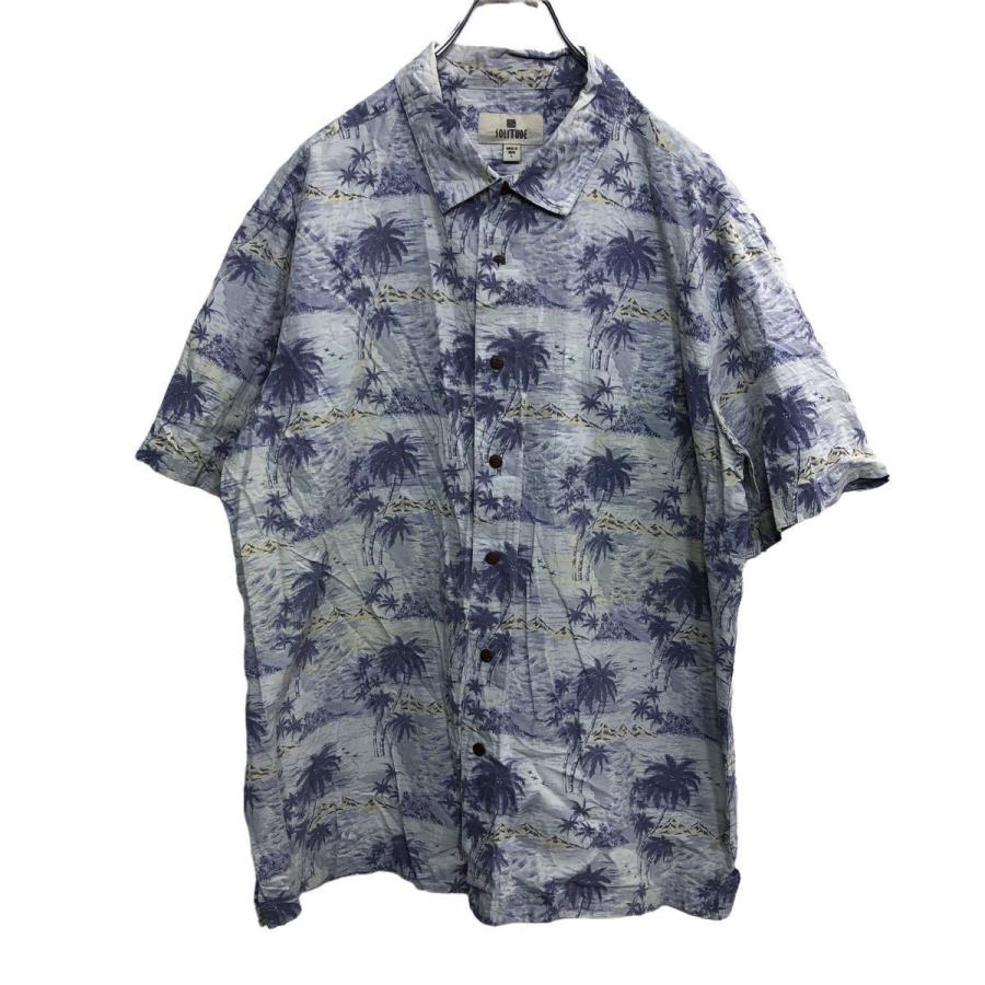 SOLITUDE アロハシャツ Lサイズ ハワイアンシャツ 総柄 古着卸 アメリカ仕入 t2207-3626 : t2207-3626 : 古着屋DEN ヤフーショッピング店 - 通販 ...