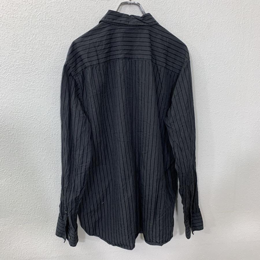 Calvin Klein 長袖ストライプシャツ Lサイズ カルバンクライン ブラック ダークグレー 古着卸 アメリカ仕入 t2209-3230 : 古着屋DEN ヤフーショッピング店 - 通販 ...