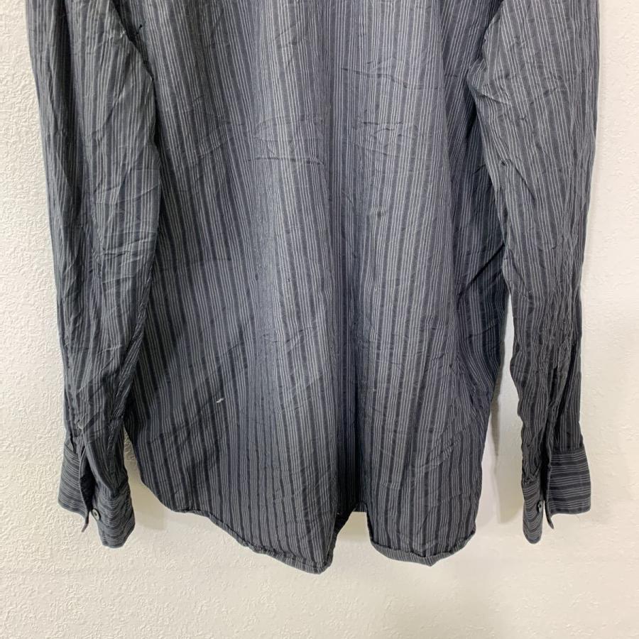 Calvin Klein 長袖ストライプシャツ Lサイズ カルバンクライン ブラック ダークグレー 古着卸 アメリカ仕入 t2209-3230 : 古着屋DEN ヤフーショッピング店 - 通販 ...