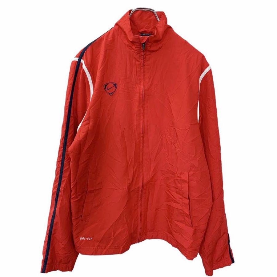 NIKE ジップアップナイロンジャケット Mサイズ ナイキ レッド 古着卸 アメリカ仕入 t2211-3341 : 古着屋DEN ヤフー ...