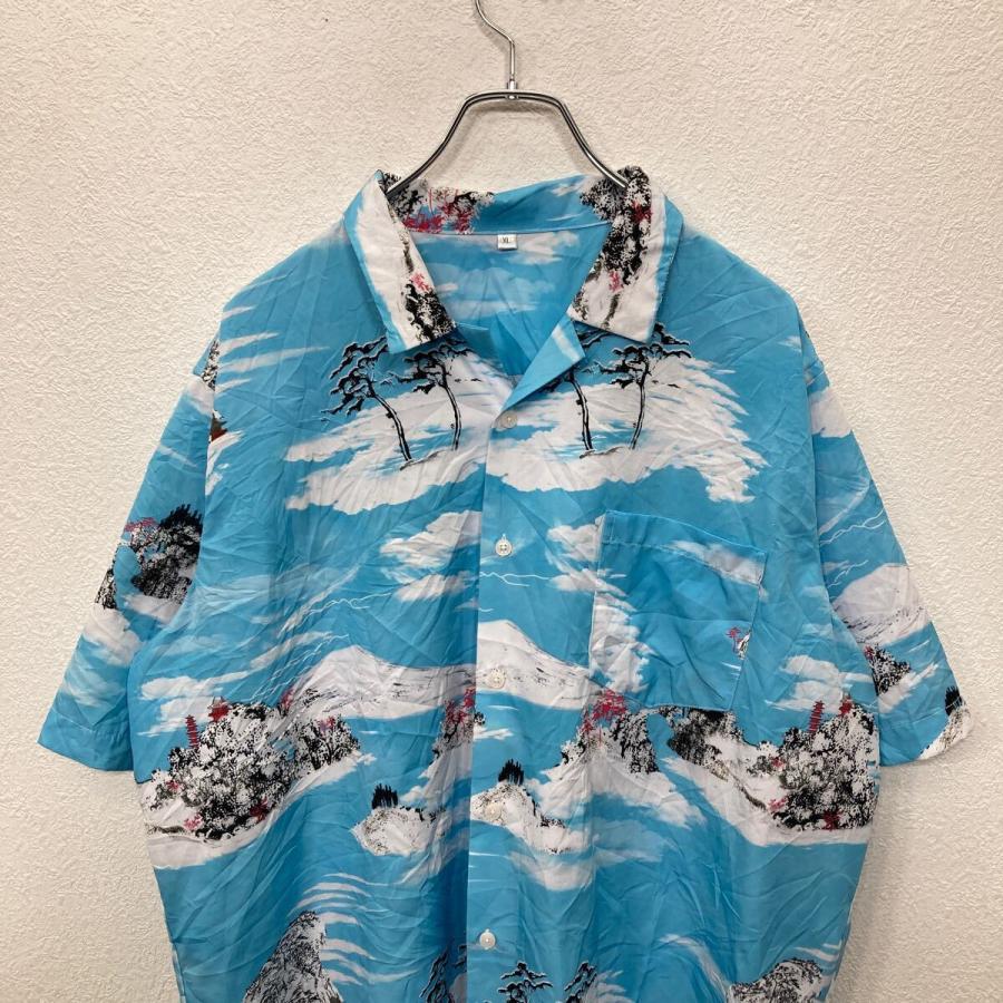 半袖 シャツ XLサイズ 胸ポケット 総柄 ライトブルー 古着卸 アメリカ仕入 t2407-3169 : 古着屋DEN ヤフーショッピング店 - 通販 - Yahoo!ショッピング
