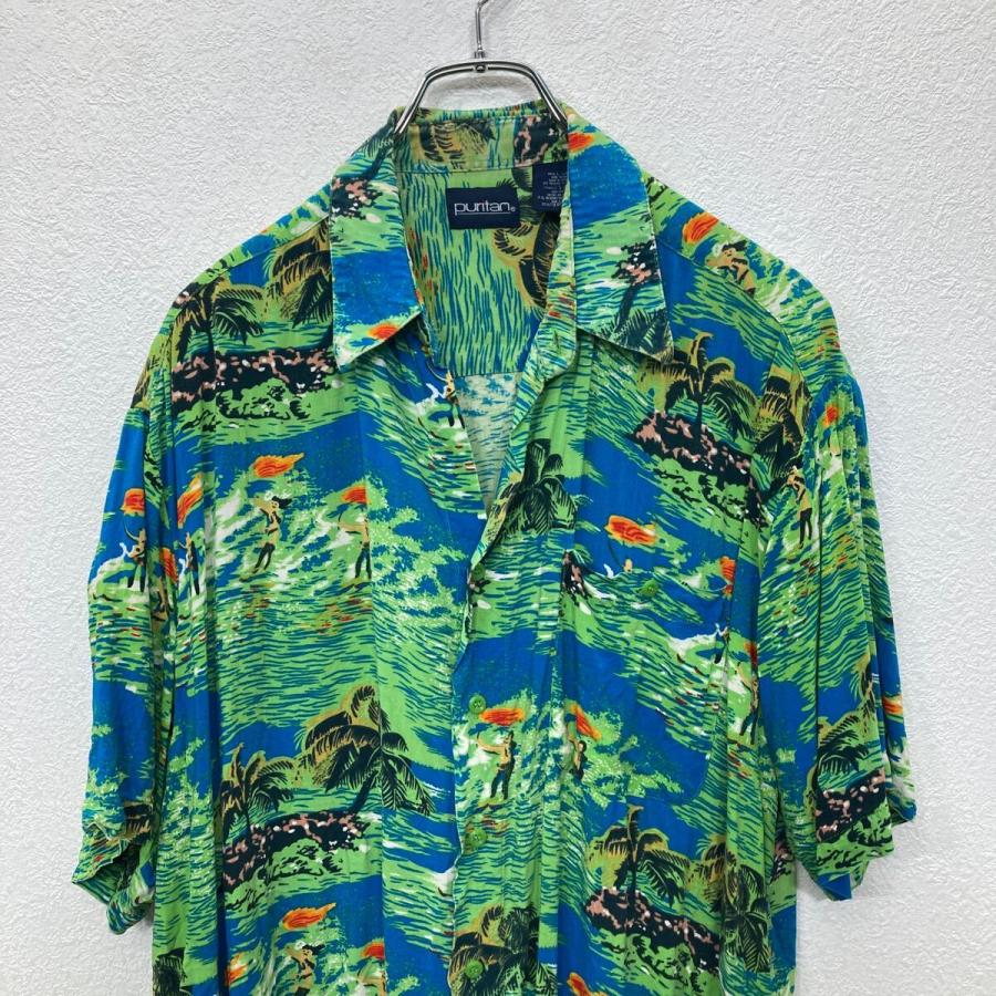 puritan 半袖 シャツ Lサイズ ピューリタン 胸ポケット アロハシャツ グリーン 古着卸 アメリカ仕入 t2407-3345 : 古着屋DEN ヤフーショッピング店 - 通販 ...