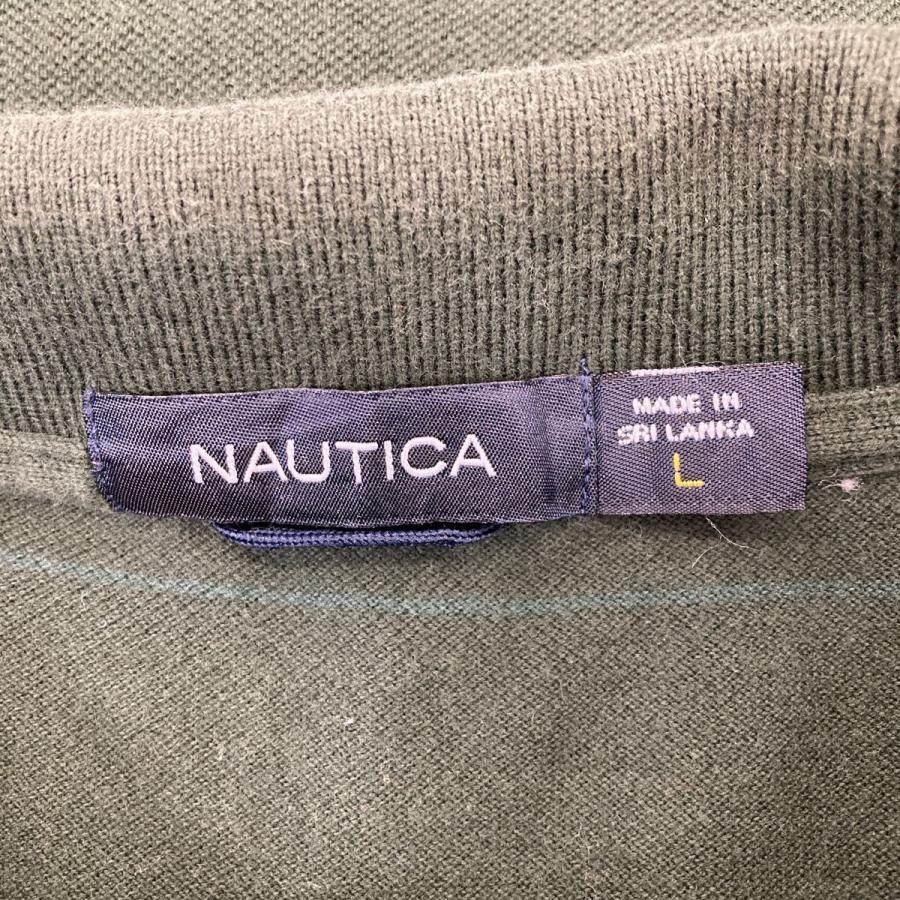 nautica 長袖 ポロシャツ Lサイズ ノーティカ ボーダー 刺繍 ハーフボタン グリーン 古着卸 アメリカ仕入 t2407-3403 : 古着屋DEN ヤフーショッピング店 - 通販 ...