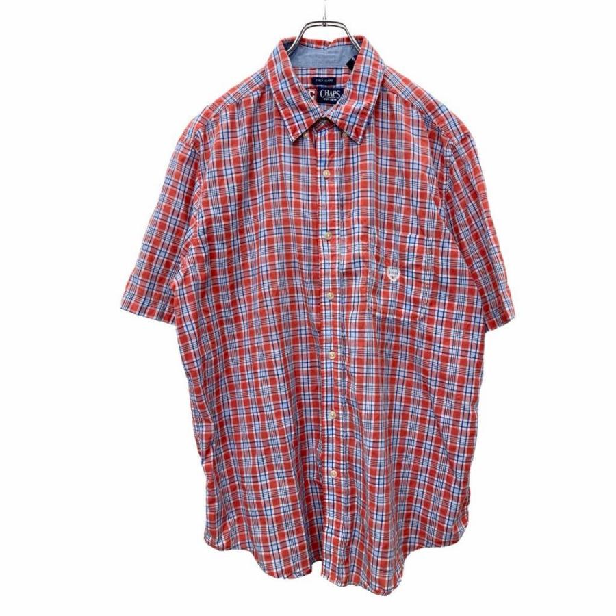 CHAPS 半袖 シャツ XLサイズ チャップス 胸ポケット チェック柄 ピンク 古着卸 アメリカ仕入 t2407-3781 : 古着屋DEN ヤフーショッピング店 - 通販 - Yahoo ...