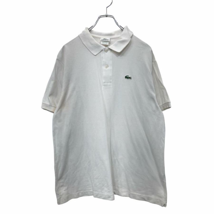 LACOSTE 半袖 ポロシャツ XLサイズ ラコステ ハーフボタン 刺繍 ホワイト 古着卸 アメリカ仕入 t2407-3982 : 古着屋DEN ヤフーショッピング店 - 通販 ...
