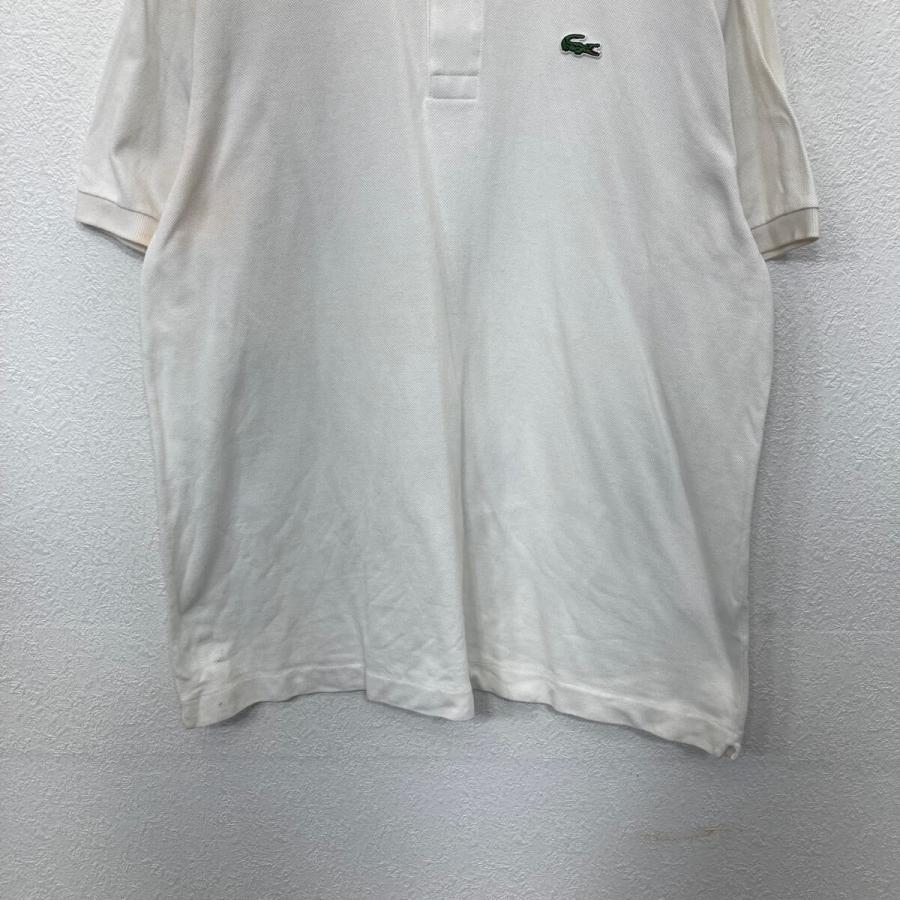 LACOSTE 半袖 ポロシャツ XLサイズ ラコステ ハーフボタン 刺繍 ホワイト 古着卸 アメリカ仕入 t2407-3982 : 古着屋DEN ヤフーショッピング店 - 通販 ...