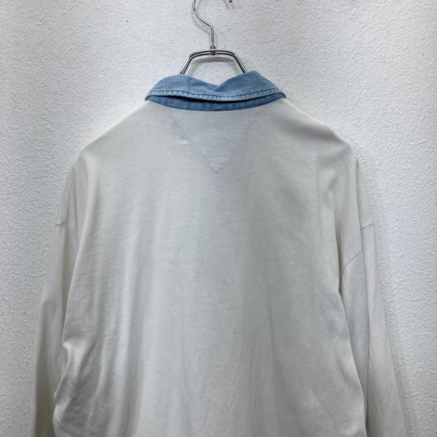 TOMMY HILFIGER 長袖ポロシャツ Lサイズ トミーヒルフィガー 刺繍 ハーフボタン ホワイト コット古着卸 アメリカ仕入 t2407-4036 : 古着屋DEN ヤフーショッピング ...