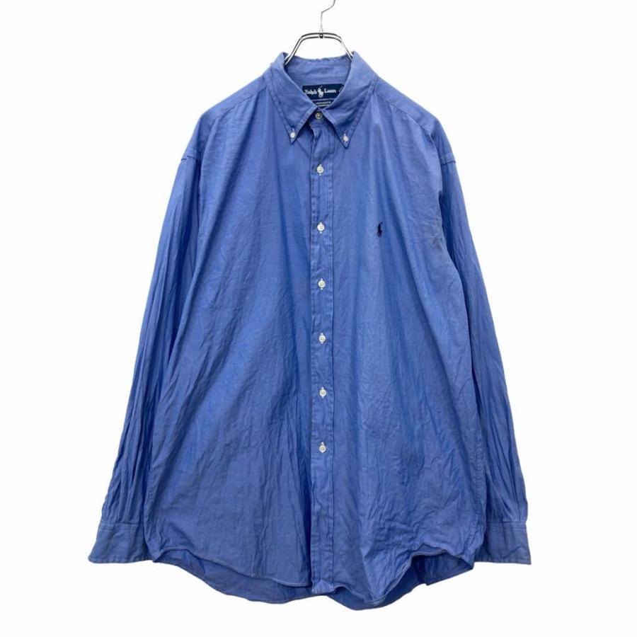Ralph Lauren 長袖 シャツ Lサイズ ラルフローレン ダウンシャツ ライトブルー コットン 古着卸 アメリカ仕入 t2408-3235 : 古着屋DEN ヤフーショッピング店 ...