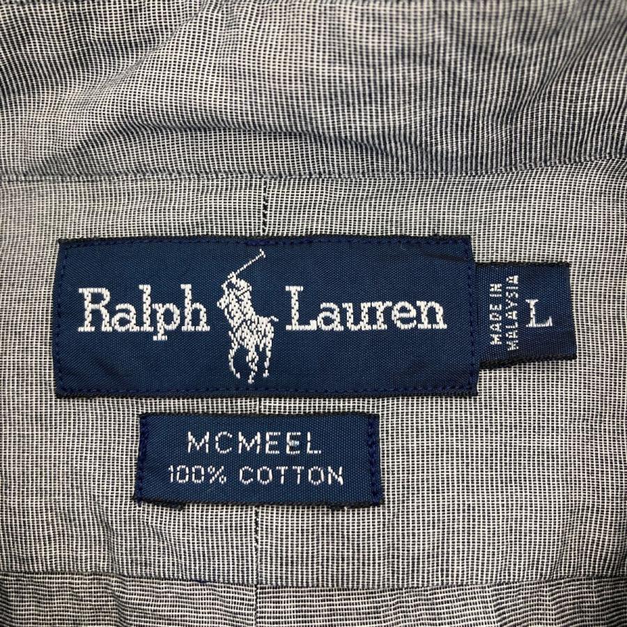 Ralph Lauren 長袖 シャツ Lサイズ ラルフローレン 刺繍 ボタンダウンシャツ グレー コットン 古着卸 アメリカ仕入 t2408-3892 : 古着屋DEN ヤフーショッピング店 ...