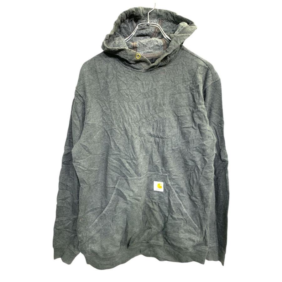 Carhartt ロゴ スウェット パーカー Sサイズ カーハート グレー 古着卸 アメリカ仕入 t2411-3210 : t2411 ...