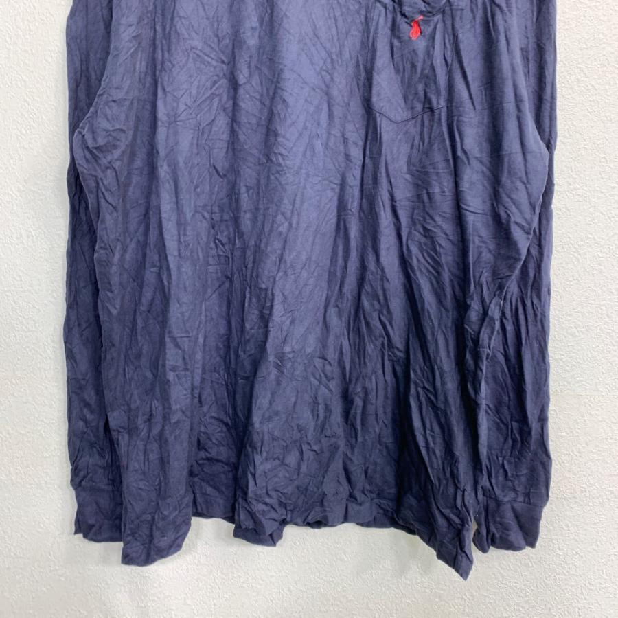 POLO RALPH LAUREN ロングTシャツ XLサイズ ポロラルフローレン ロゴ 胸ポケット ネイビー コットン 古着卸 アメリカ仕入 t2411-3747 : 古着屋DEN ヤフー ...