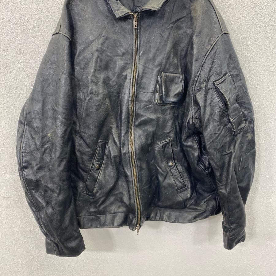 フランス軍 パイロットレザージャケット Lサイズ相当 70s ブラック 古着卸 アメリカ仕入 t2502-3092 : 古着屋DEN ヤフーショッピング店 - 通販 - Yahoo!ショッピング