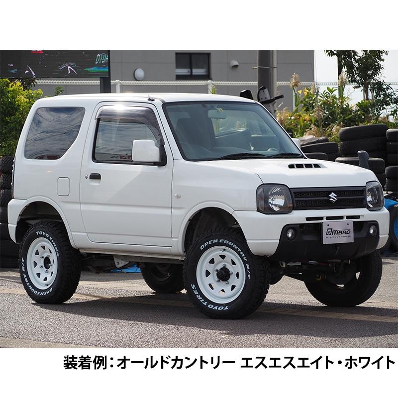 ジムニー ホイール 16インチ 4本セット オールドカントリー SS8 JB64 JB23 JA22 JA12 JA11 ホワイト +20 5.5J 139.7 5H OLD COUNTRY ...