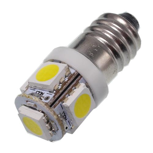 LED豆電球 4.5V 白色 5LED 口金サイズE10 : ショップユー本店 - 通販 - Yahoo!ショッピング