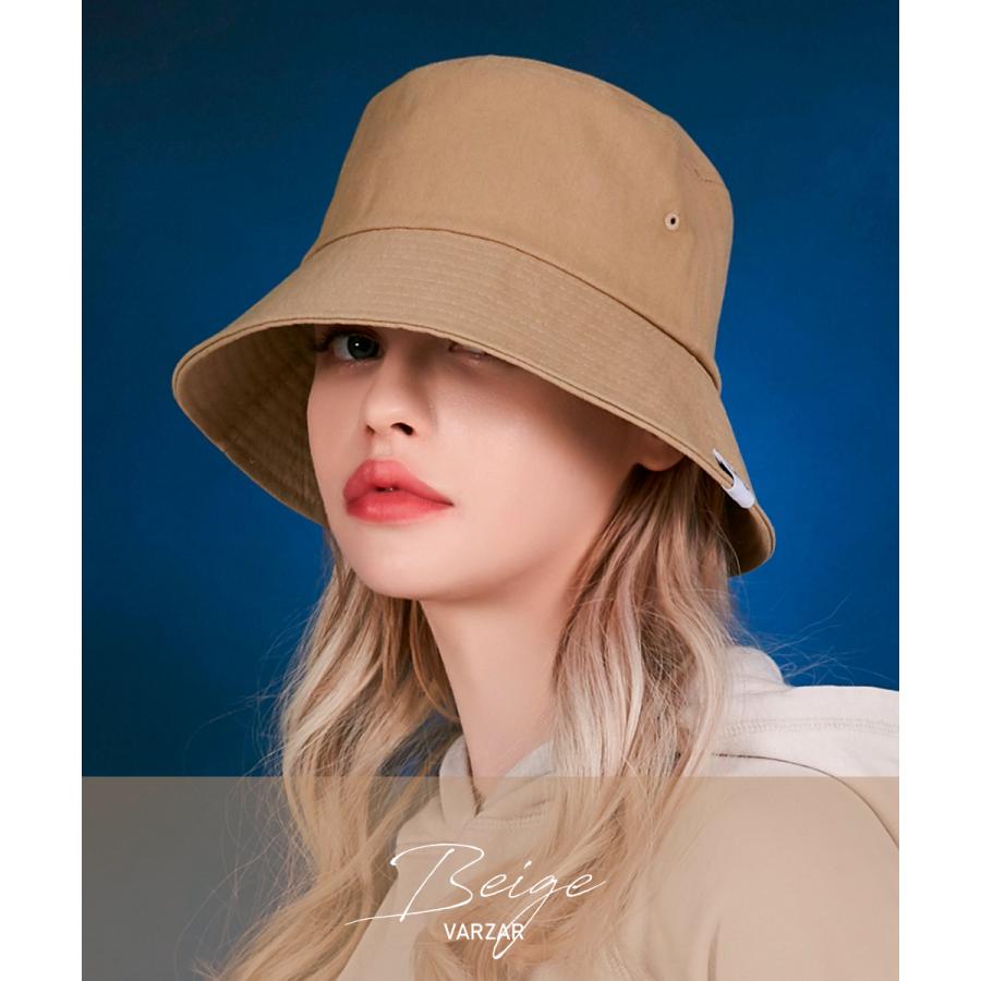VARZAR バザール バケットハット 正規品 国内発送 帽子 韓国 ファッション レディース 人気 深め Herringbone label ...
