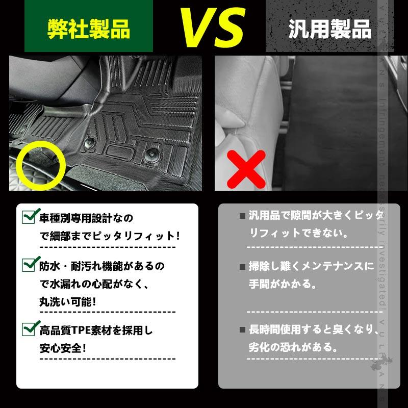 3Dフロアマット ＜2点まとめ買いで10%OFF＞ セレナ C28 e-POWER 8人乗り 7人乗り ガソリン車 3Dセカンドマット 3Dラゲッジマット 5枚 TPE材質 立体成型 e ...