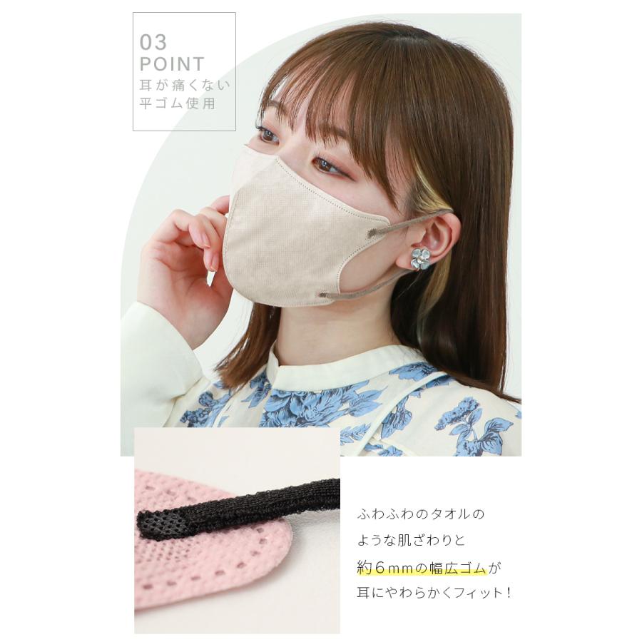 数量限定 1箱299円 3Dデイリースタイル カラーマスク 両面同色 3D 立体マスク 3層構造 不織布マスク 小顔 ジュエルフラップマスク WEIMALL :BWM3D7Z:W-CLASS ...