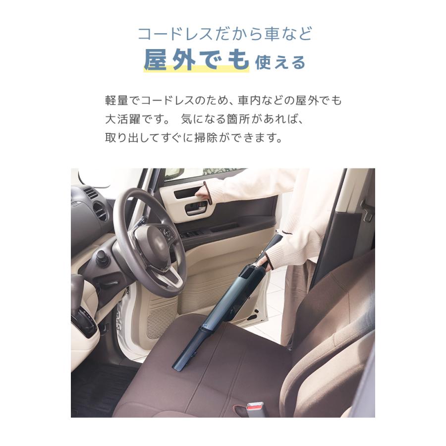 WEIMALL 掃除機 コードレス 2WAY 軽量 18000Pa コンパクト スリム ハイパワー 衛生的 水洗い可能 ステンレス スティック掃除機 ハンディ掃除機 1年保証 : W ...
