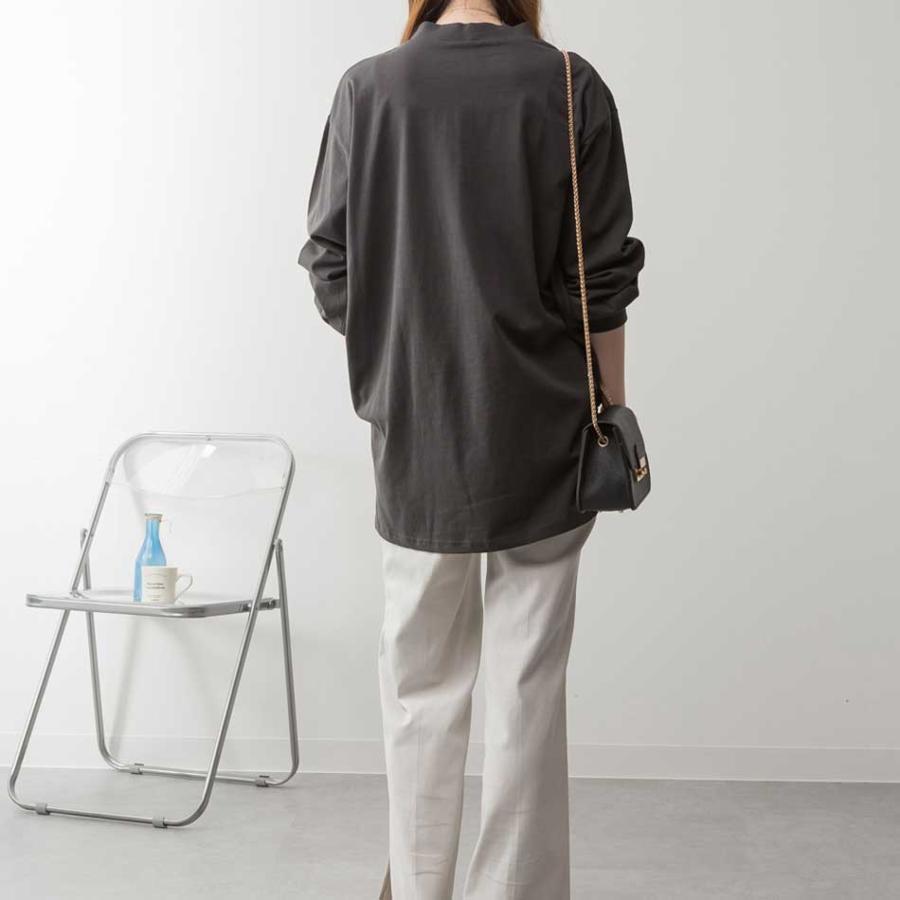 コットンバルーンスリーブモックネックトップ 大きいサイズ : クローバー Yahoo!店 - 通販 - Yahoo!ショッピング