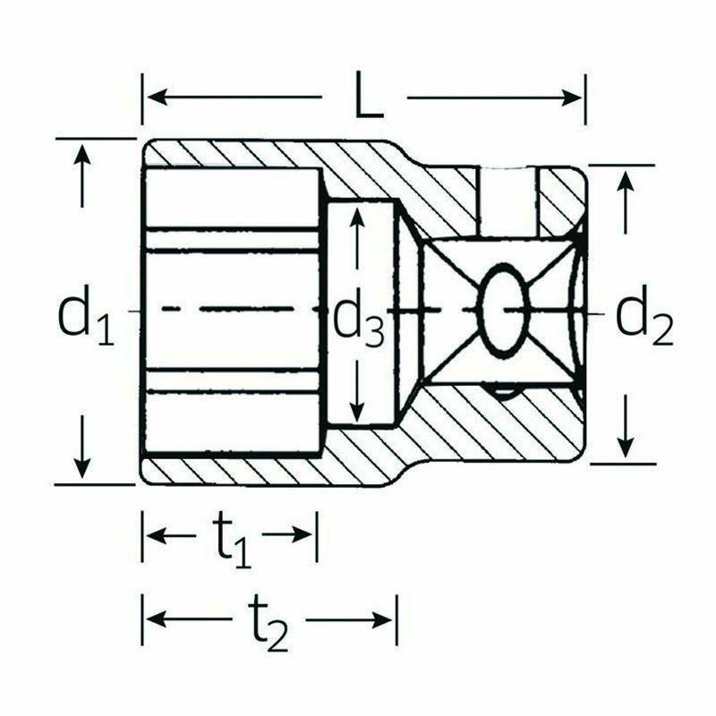 STAHLWILLE スタビレー 1/2sq ソケット(6角) 52-9 : WORLD IMPORT TOOLS - 通販 - Yahoo!ショッピング