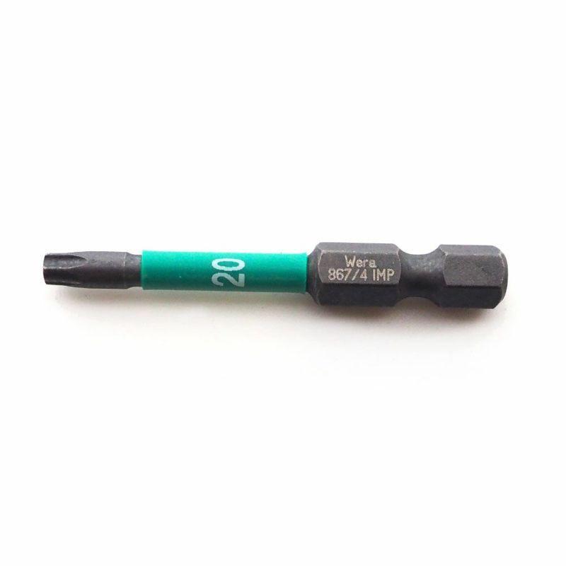 Wera WERA TORX インパクトドライバービット 50mm 867/4IMP T20 : WORLD IMPORT TOOLS ...