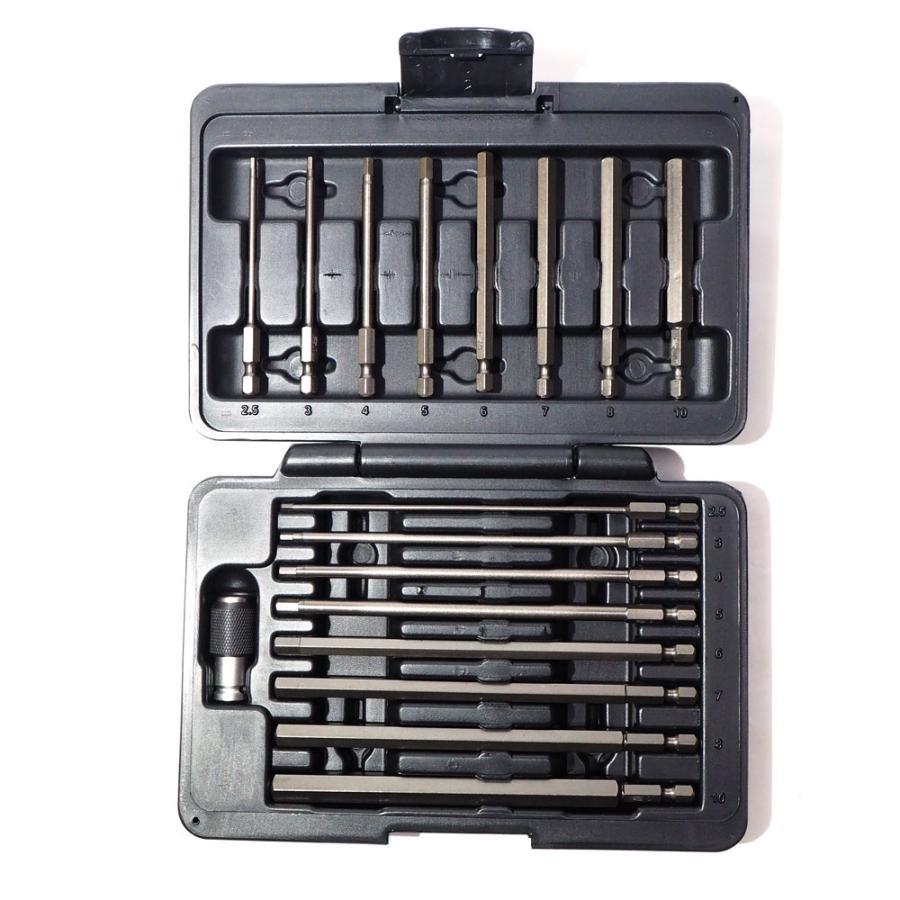 VIM TOOLS VIMTOOLS 17pc HEXロングビットセット PDM100 POWER DRIVE HEX SETS ...