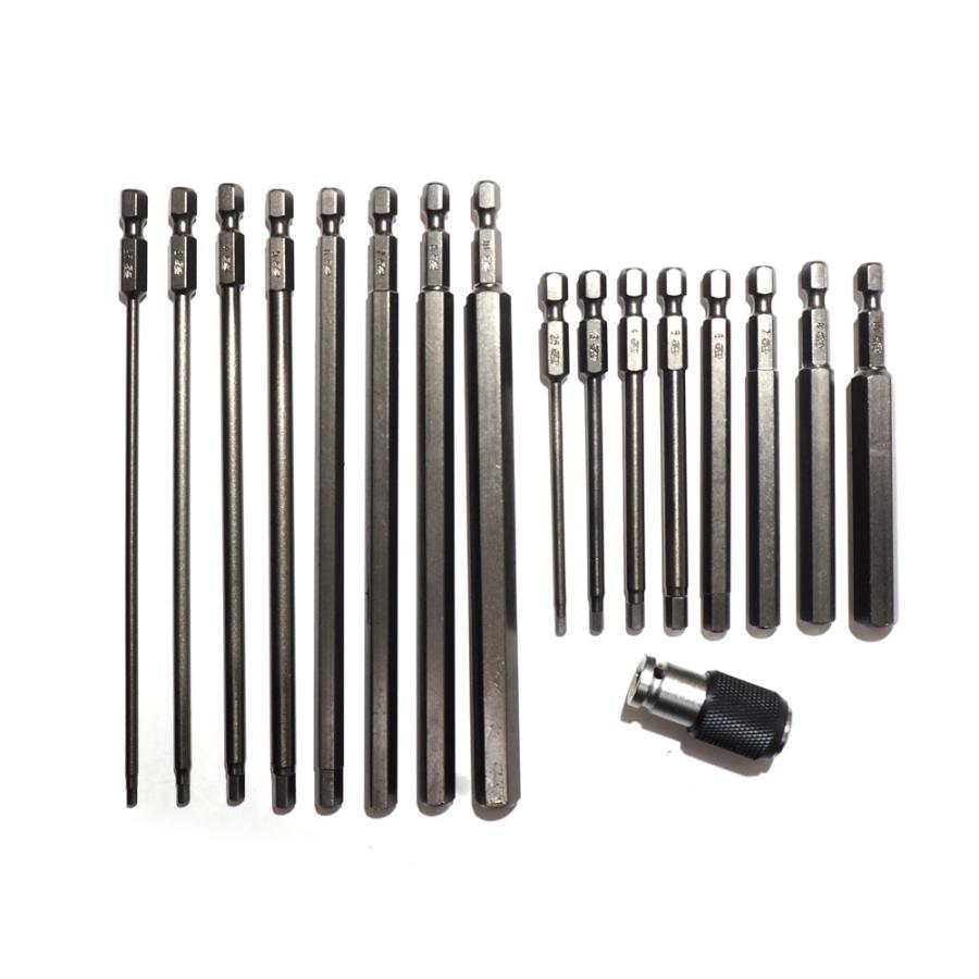 VIM TOOLS VIMTOOLS 17pc HEXロングビットセット PDM100 POWER DRIVE HEX SETS ...