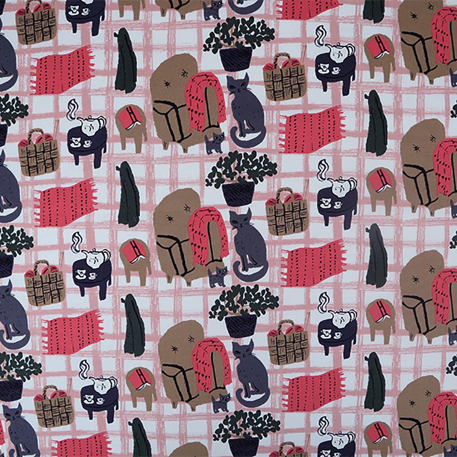 kippis（キッピス） オックス 生地 猫 ヒュッゲ Hygge 50cm 北欧 カットクロス : 手芸用品 ダブルノート Yahoo!店 ...