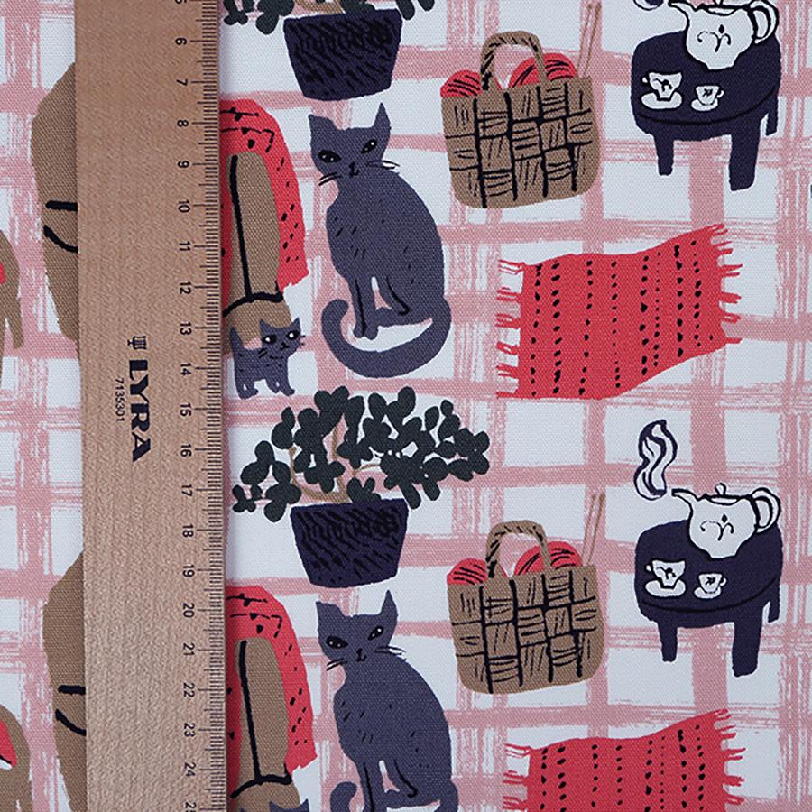 kippis（キッピス） オックス 生地 猫 ヒュッゲ Hygge 50cm 北欧 カットクロス : 手芸用品 ダブルノート Yahoo!店 ...