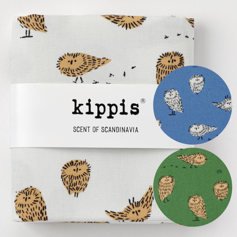 kippis（キッピス） オックス 生地 ふくろう Uggla 北極フクロウ 50cm 北欧 カットクロス : 手芸用品 ダブルノート ...