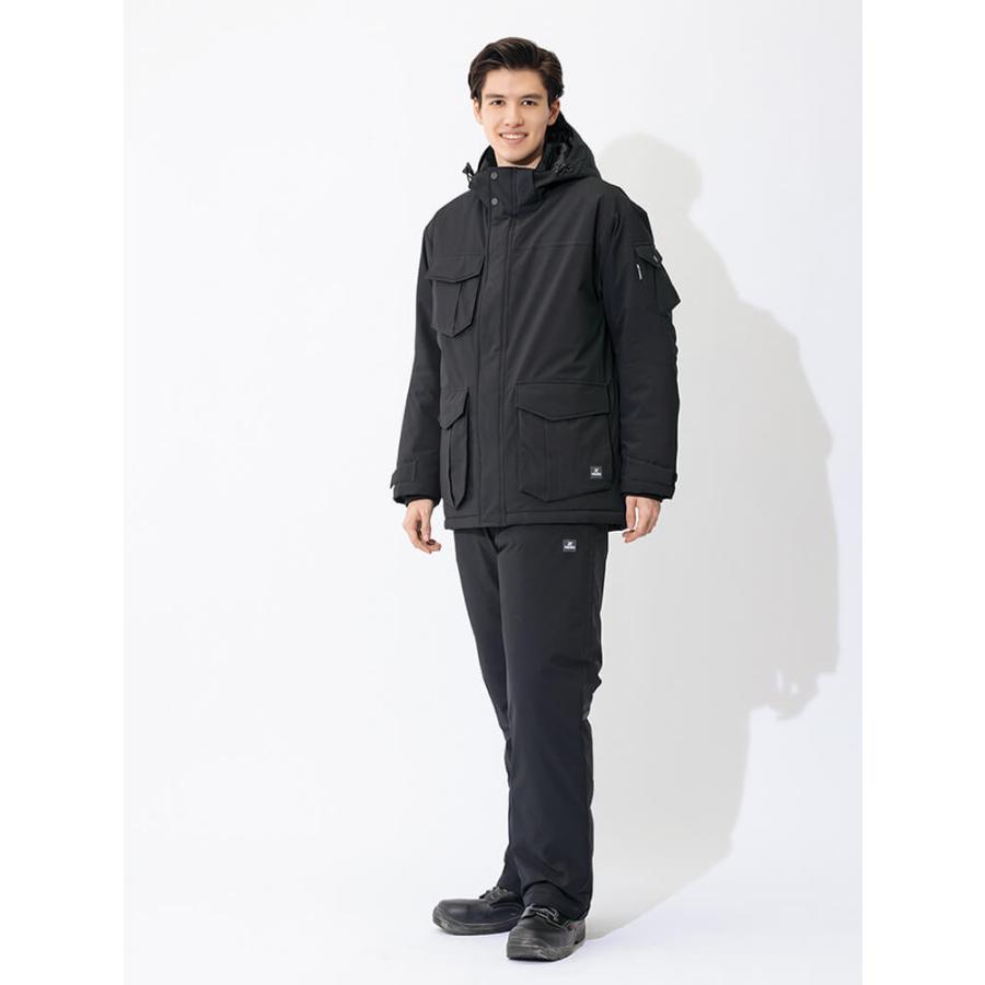 アイトス 作業服 上下セット タルテックス AITOZ TULTEX コート AZ-8575 5L ＆ パンツ AZ-8577 防寒 ストレッチ 撥水 作業着 ユニセックス : 作業服の渡辺 ...