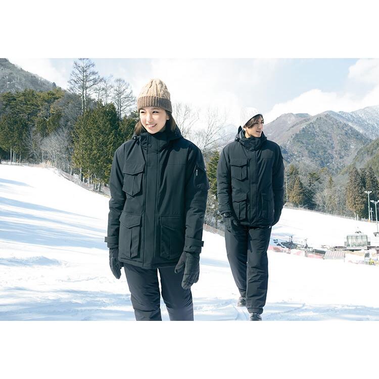 アイトス 作業服 上下セット タルテックス AITOZ TULTEX コート AZ-8575 5L ＆ パンツ AZ-8577 防寒 ストレッチ 撥水 作業着 ユニセックス : 作業服の渡辺 ...