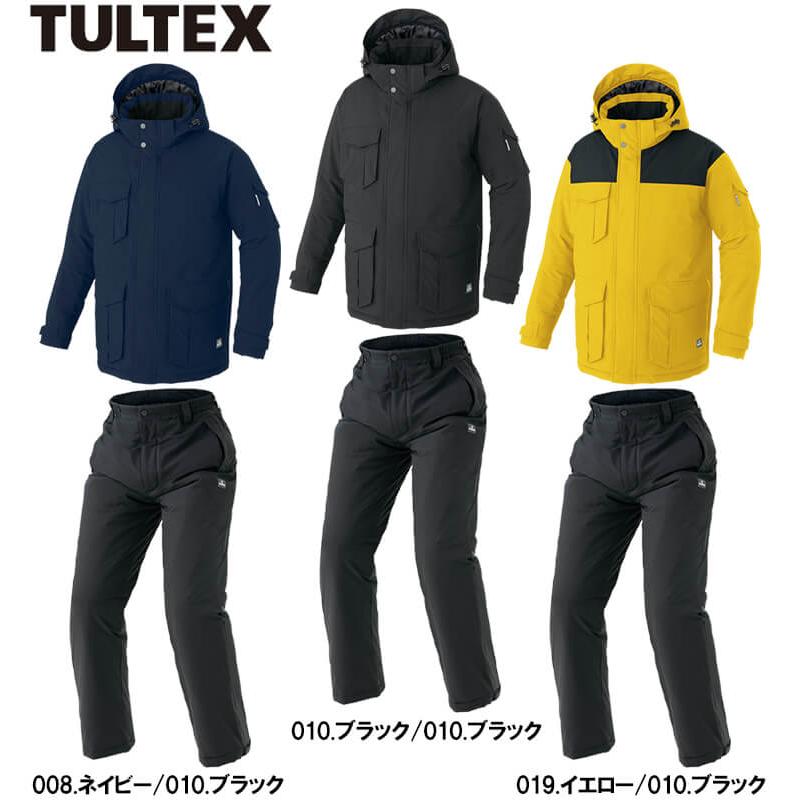 アイトス 作業服 上下セット タルテックス AITOZ TULTEX コート AZ-8575 5L ＆ パンツ AZ-8577 防寒 ストレッチ 撥水 作業着 ユニセックス : 作業服の渡辺 ...