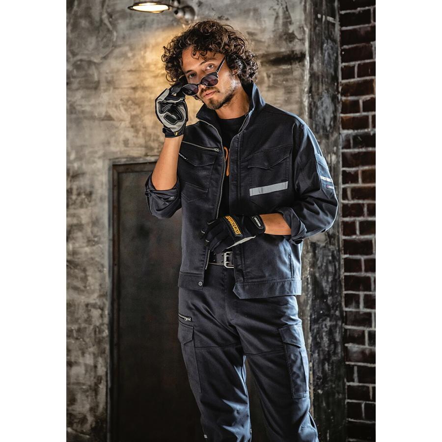 作業服 上下セット バートル BURTLE ジャケット 9091 5L ＆ カーゴパンツ 9092 8L 春夏 反射材 リフレクター 作業着 ユニセックス メンズ レディース :burtle ...