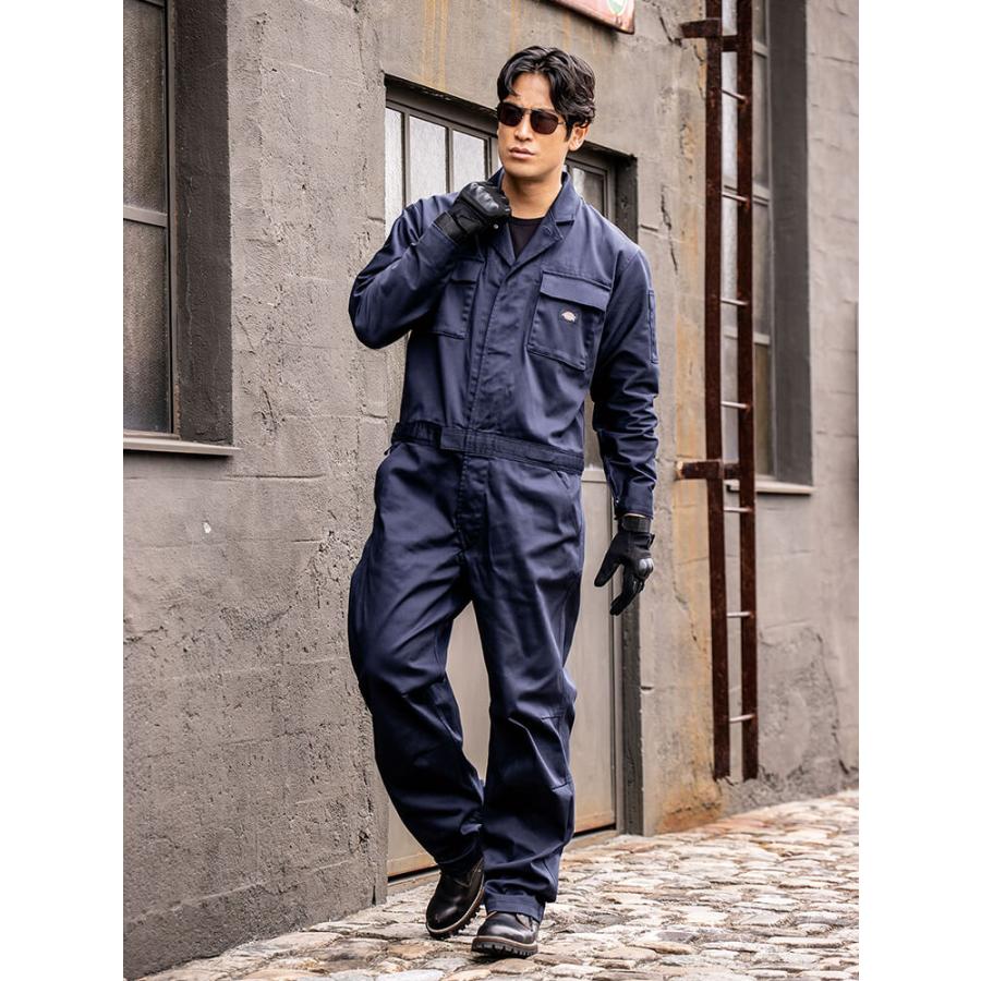 Dickies 作業服 ディッキーズ T/Cストレッチツナギ D-766 SS-5L 通年 ストレッチ つなぎ 作業着 ユニセックス メンズ レディース : 作業服の渡辺商会・返品交換OK安心 ...