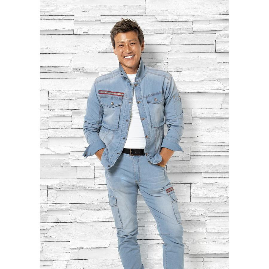 作業服 自重堂 ジャウイン Jichodo Jawin ストレッチノータックカーゴパンツ 56902 73cm-88cm 春夏 デニム 作業着 メンズ :jicho-56902:作業服の渡辺 ...