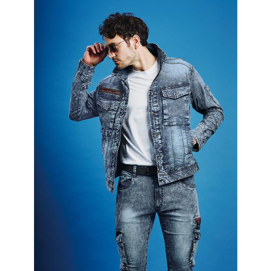 作業服 自重堂 ジャウイン Jichodo Jawin ストレッチノータックカーゴパンツ 56902 73cm-88cm 春夏 デニム 作業着 メンズ :jicho-56902:作業服の渡辺 ...