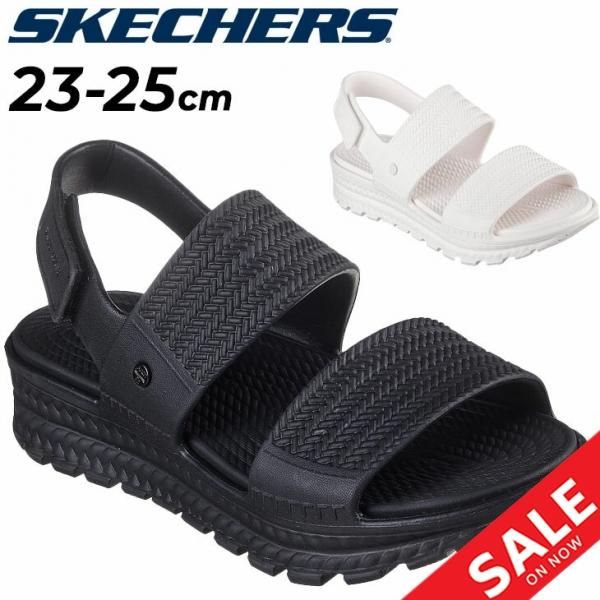 SKECHERS スケッチャーズ レディース サンダル ARCH FIT FOOTSTEPS-SUNNY DAYS バックストラップ アーチ ...