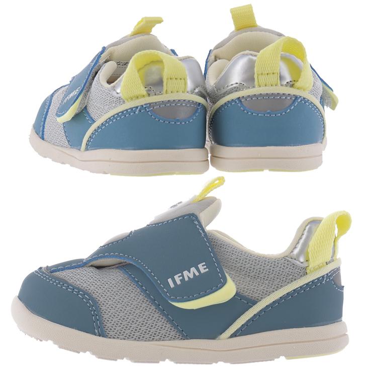 IFME イフミー ベビーシューズ 3E相当 patto 脱ぎ履き簡単 軽量 スニーカー BABY 子供靴 12-15cm ベビー靴 履きやすい カジュアル ベビースニーカー /20-4301 ...