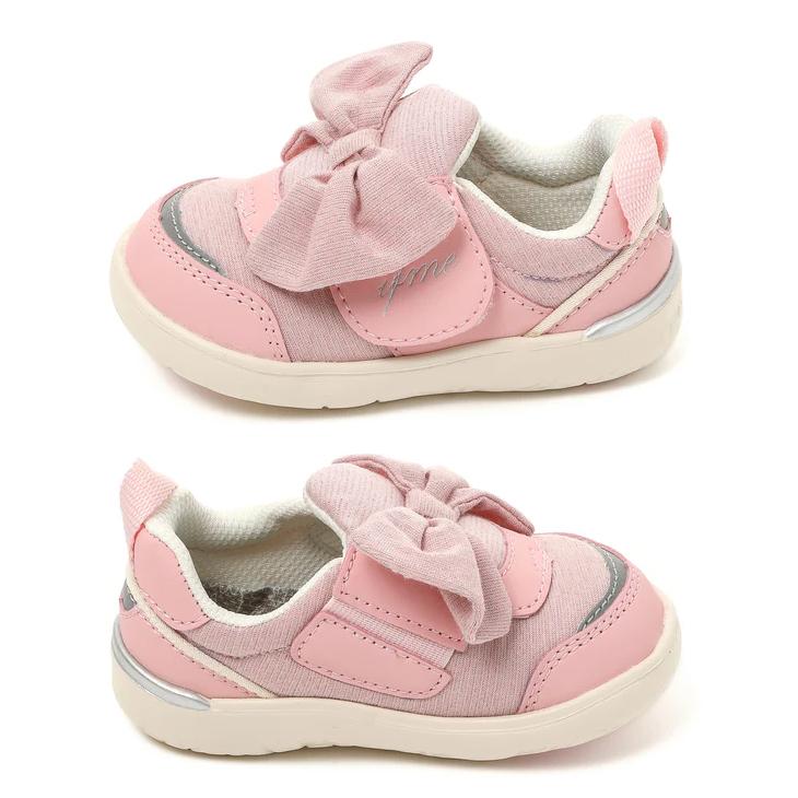 イフミー ベビーシューズ 女の子 3E相当 IFME CALIN ラメリボン ifme patto スニーカー イフミーカラン 12-15cm 子供靴 ベビー靴 子ども くつ キッズ /20 ...