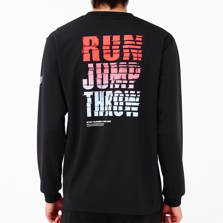 ニシ・スポーツ ニシスポーツ 長袖シャツ Tシャツ NISHI アスリートプライド(RUN JUMP THROW) 陸上競技 ランニング 速乾 ...
