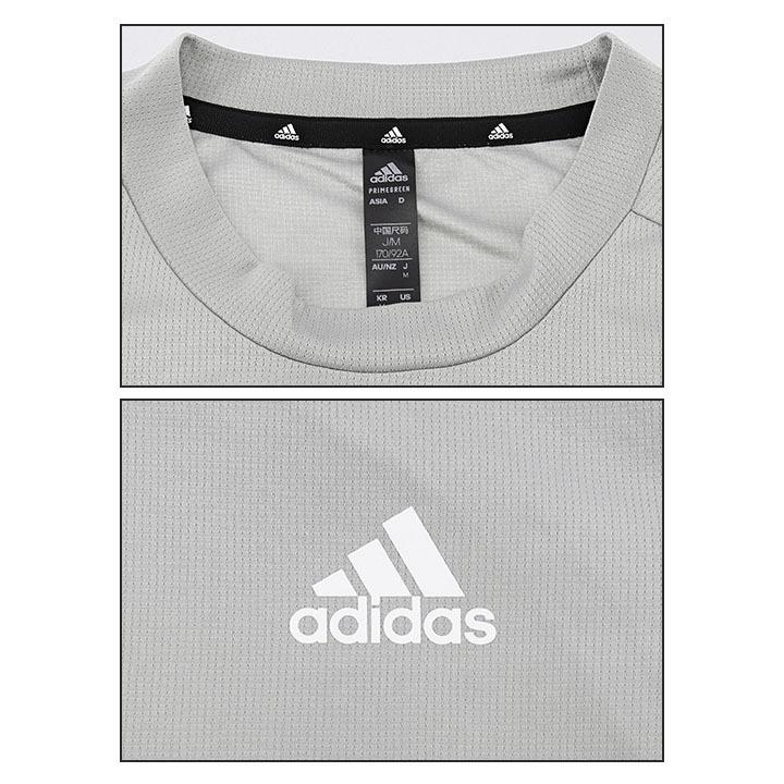 adidas（アディダス） 半袖 Tシャツ メンズ adidas M D2M PL TEE/スポーツウェア トレーニング グレー クルーネック ...