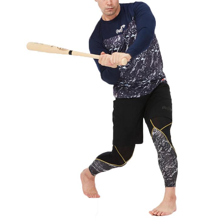 ランニングタイツ メンズ ローリングス Rawlings コンバット BIONIC ロングタイツ/ジョギング マラソン スポーツウェア スパッツ レギンス /AL12F01【返品不可 ...