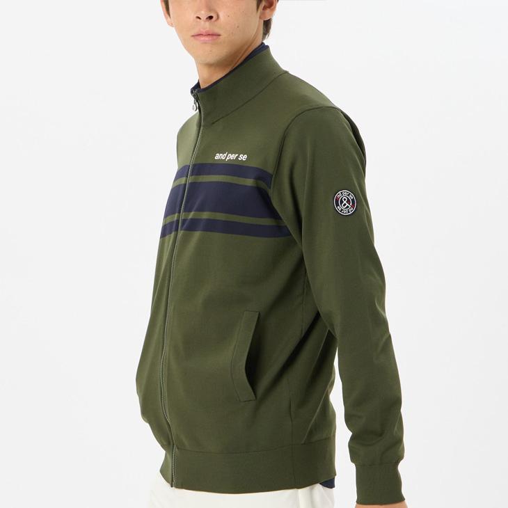 and per se（アンパスィ） 長袖 ゴルフジャケット メンズ ゴルフウェア