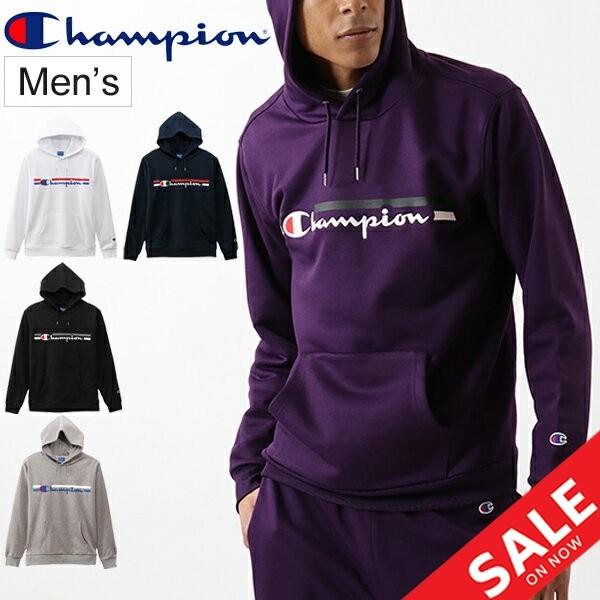 スウェット パーカー 長袖 メンズ champion チャンピオン プルオーバー フーディ スポーツウェア/C3-QS104 : WORLD ...