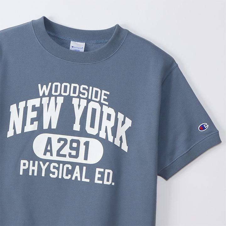 Champion スウェットシャツ 半袖 メンズ チャンピオン クルーネック 男性 スエットカレッジ アメカジ トップス トレーナー スポーツカジュアル ウェア/C3-V011 : WORLD ...