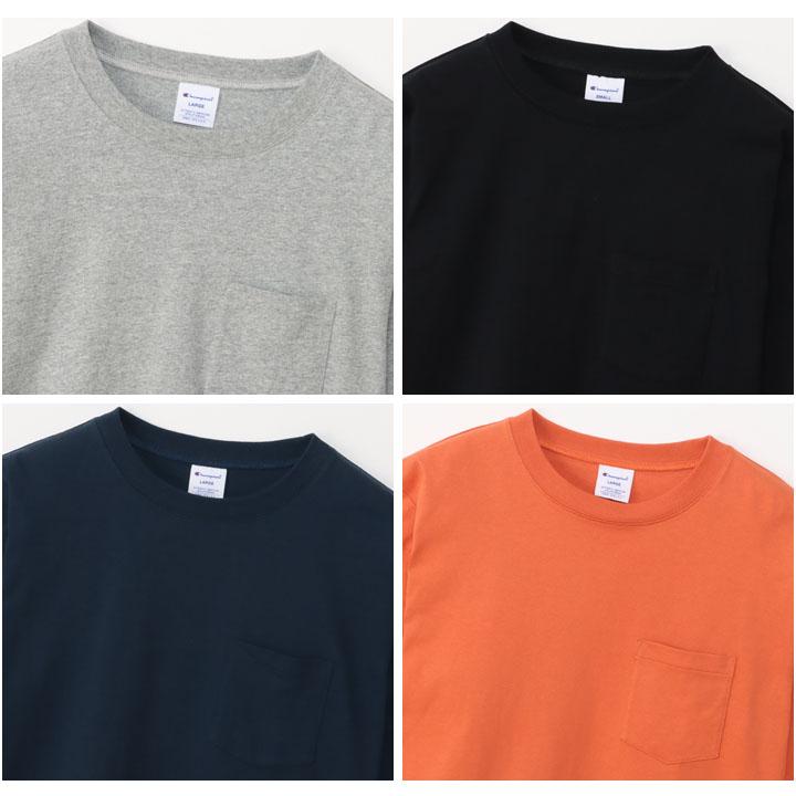 チャンピオン 長袖 Tシャツ メンズ Champion ベーシック ポケットT 男性 ロンT 無地 アメカジ カジュアル ウェア コットンUSA トップス/C3-Y432 :C3-Y432 ...